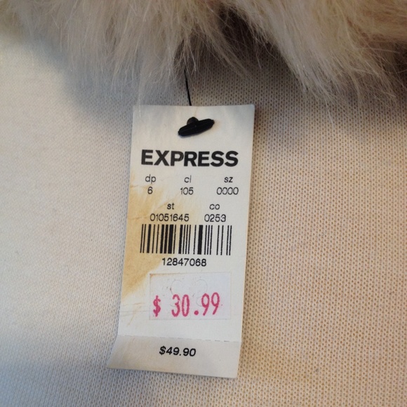 Express | Accessories | Express Faux Fur Infinity Scarf Blush Pink ...